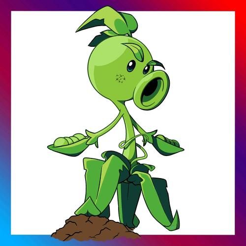 豌豆射手头像怎么画_豌豆射手图片头像高清下载-第1张图片-山城妙识