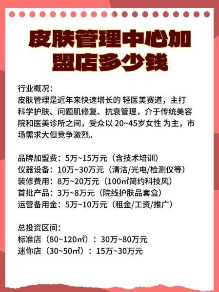 皮肤管理加盟店前10大品牌有哪些_加盟费用多少钱-第1张图片-山城妙识