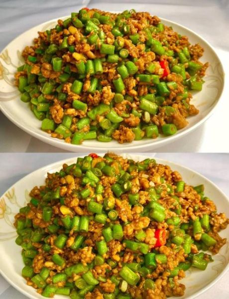 豆角米炒肉末怎么做_豆角米炒肉末家常做法-第2张图片-山城妙识