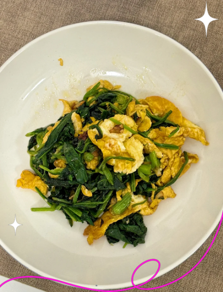 菠菜炒鸡蛋菠菜用焯水吗_焯水还是不焯水-第3张图片-山城妙识