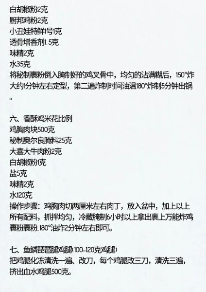 炸鸡排腌料配方_怎么做才入味-第2张图片-山城妙识