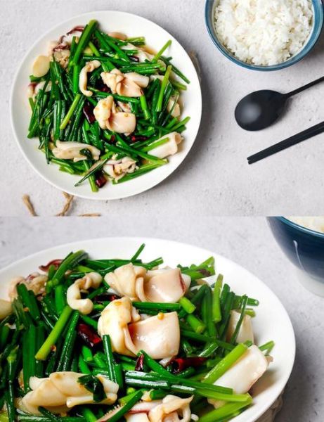 鱿鱼圈炒韭菜怎么做好吃_鱿鱼圈炒韭菜的家常做法-第1张图片-山城妙识 鱿鱼圈炒韭菜怎么做好吃_鱿鱼圈炒韭菜的家常做法-第1张图片-山城妙识