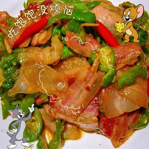 青椒腊肉怎么炒_腊肉炒青椒的做法-第3张图片-山城妙识