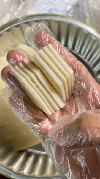 千层糕菱形切法步骤图_怎么切才整齐不掉渣-第2张图片-山城妙识