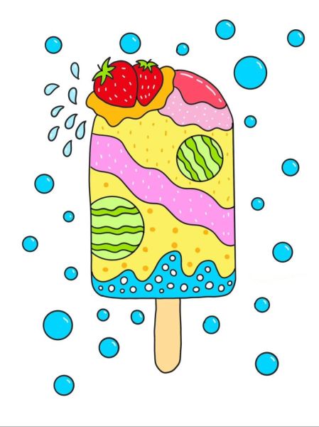 冰激凌简笔画怎么画_冰激凌图片简笔画教程-第2张图片-山城妙识