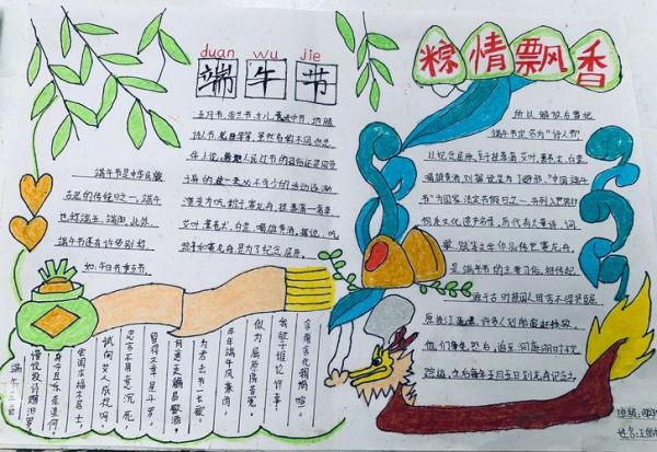 端午节手抄报怎么做_粽叶飘香话端午内容写什么-第1张图片-山城妙识