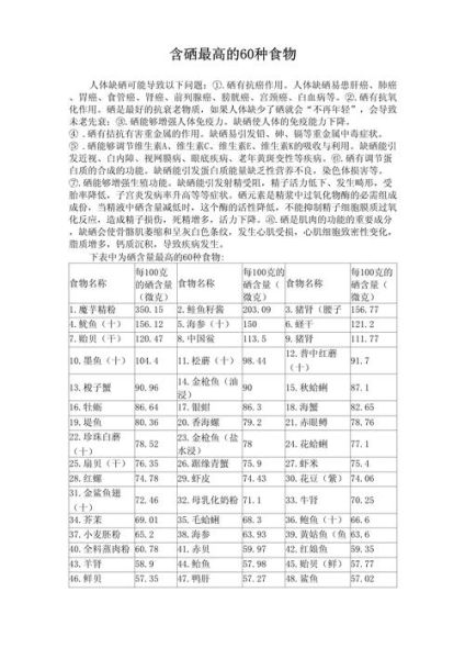 含硒高的食物排行榜_哪些食物硒含量最高-第2张图片-山城妙识