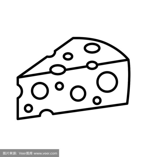 奶酪卡通简笔画怎么画_奶酪图片卡通简笔画教程-第2张图片-山城妙识 奶酪卡通简笔画怎么画_奶酪图片卡通简笔画教程-第2张图片-山城妙识