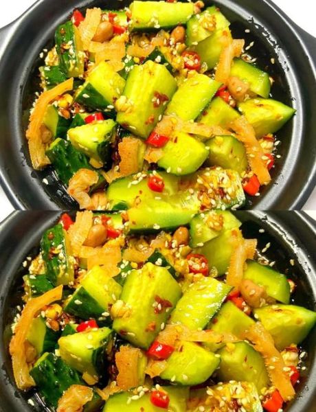 凉拌黄瓜怎么做才脆_正宗凉拌黄瓜的做法-第1张图片-山城妙识