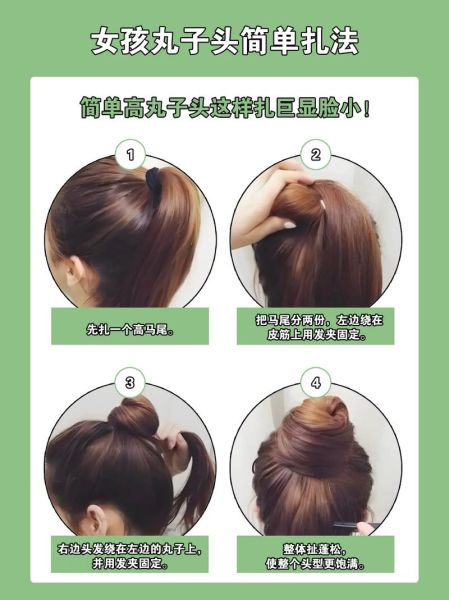 怎样扎丸子头蓬松图解_丸子头怎么扎蓬松图解-第1张图片-山城妙识 怎样扎丸子头蓬松图解_丸子头怎么扎蓬松图解-第1张图片-山城妙识