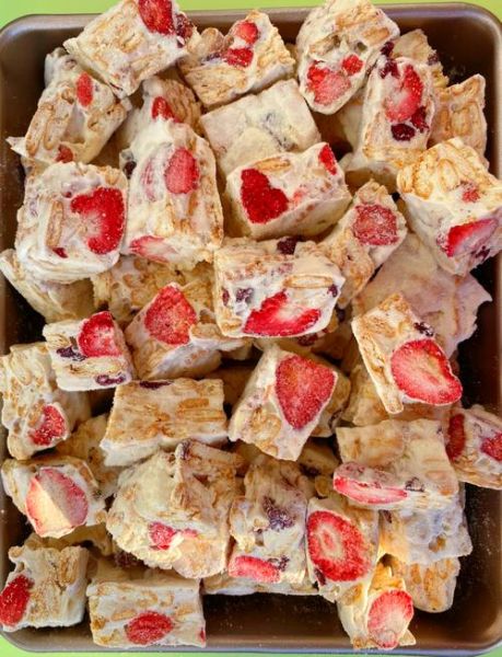 雪花酥图片大全_雪花酥怎么做才酥软-第1张图片-山城妙识