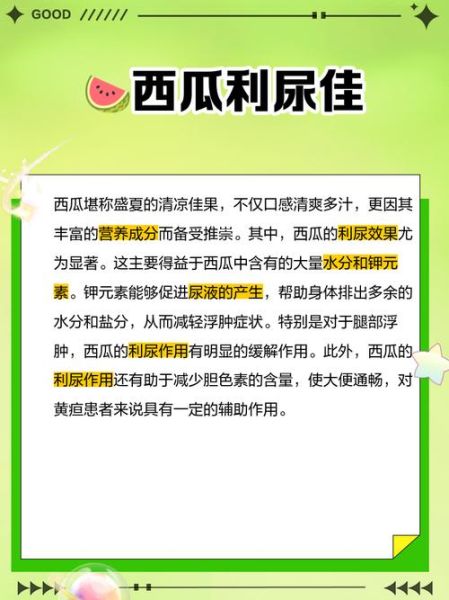 利尿的食物和水果有哪些_哪些水果利尿最快-第2张图片-山城妙识