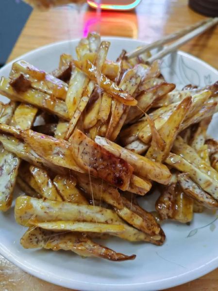 拔丝芋头凉了怎么加热_拔丝芋头回温技巧-第2张图片-山城妙识