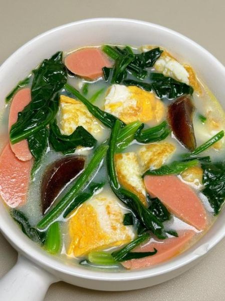 菠菜和什么一起做汤最好_菠菜汤搭配推荐-第2张图片-山城妙识