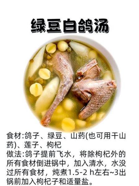 白鸽绿豆汤的功效与作用_孕妇能喝吗-第1张图片-山城妙识