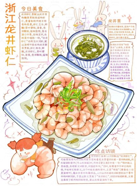 龙井虾仁简笔画怎么画_龙井虾仁简笔画步骤-第1张图片-山城妙识