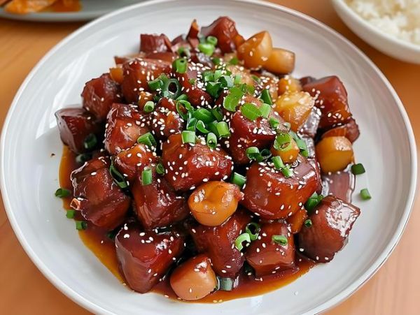 高压锅板栗烧肉怎么做_高压锅板栗烧肉要多久-第1张图片-山城妙识