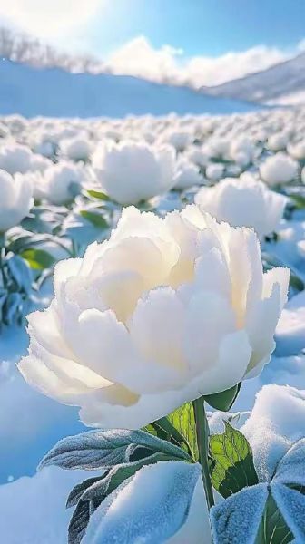 雪莲花高清壁纸哪里找_雪莲花为什么这么白-第2张图片-山城妙识