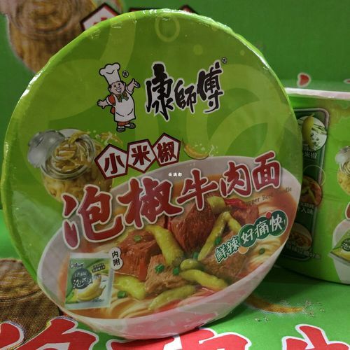 康师傅泡椒牛肉面好吃吗_热量高不高-第1张图片-山城妙识
