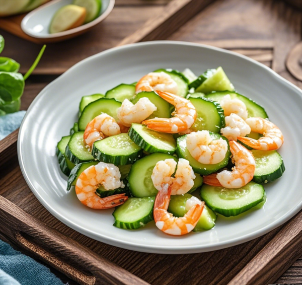 黄瓜炒虾仁怎么做_黄瓜炒虾仁最简单的做法-第3张图片-山城妙识