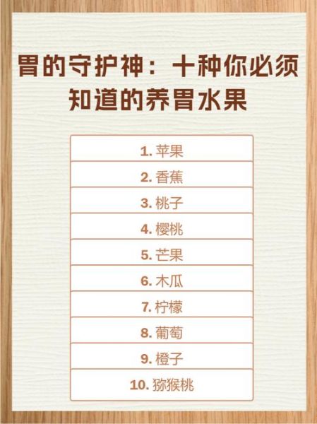 胃不好吃什么水果养胃_哪些水果对胃好-第3张图片-山城妙识