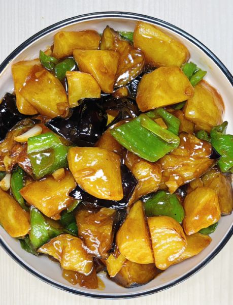 地三鲜不用油炸最简单做法_地三鲜少油健康版怎么做-第1张图片-山城妙识