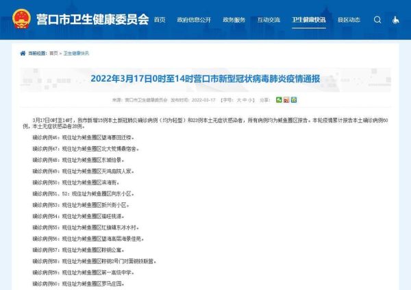 鲅鱼圈疫情最新情况_现在能去吗-第1张图片-山城妙识