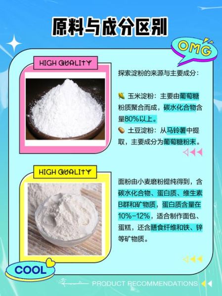 面粉和淀粉一样吗_区别与用途全解析-第3张图片-山城妙识