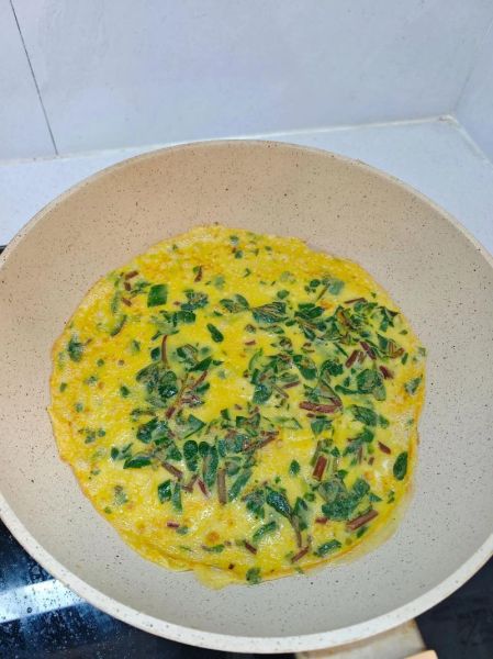 苋菜烙饼怎么做_苋菜烙饼家常做法-第3张图片-山城妙识
