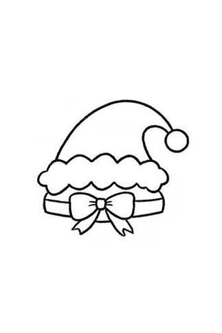 圣诞帽简笔画怎么画_圣诞帽简笔画步骤-第3张图片-山城妙识 圣诞帽简笔画怎么画_圣诞帽简笔画步骤-第3张图片-山城妙识