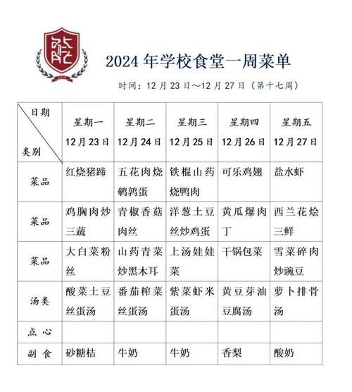 学校食堂菜谱大全带图片_如何科学搭配每日三餐-第2张图片-山城妙识