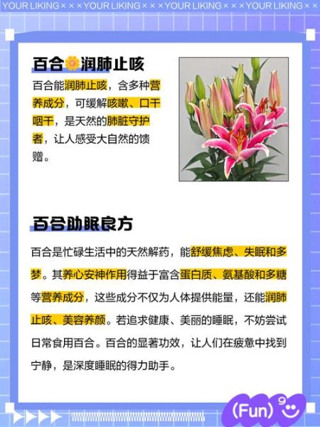 百合花的功效与作用危害_百合花泡水喝有副作用吗-第3张图片-山城妙识