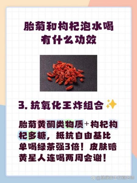 胎菊枸杞茶的功效与作用_胎菊枸杞茶可以天天喝吗-第1张图片-山城妙识