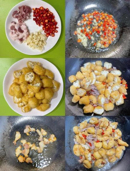 油豆腐炒肉怎么做好吃_油豆腐炒肉的家常做法-第2张图片-山城妙识