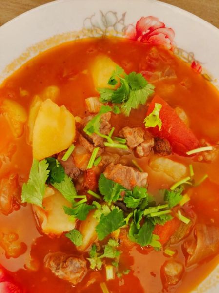 西红柿炖牛腩怎么做_牛腩怎么炖才软烂不柴-第1张图片-山城妙识