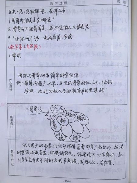 葡萄沟教案怎么写_葡萄沟教学设计思路-第3张图片-山城妙识