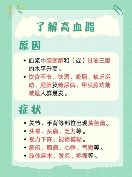 高脂血症的10个征兆有哪些_如何自我识别-第1张图片-山城妙识