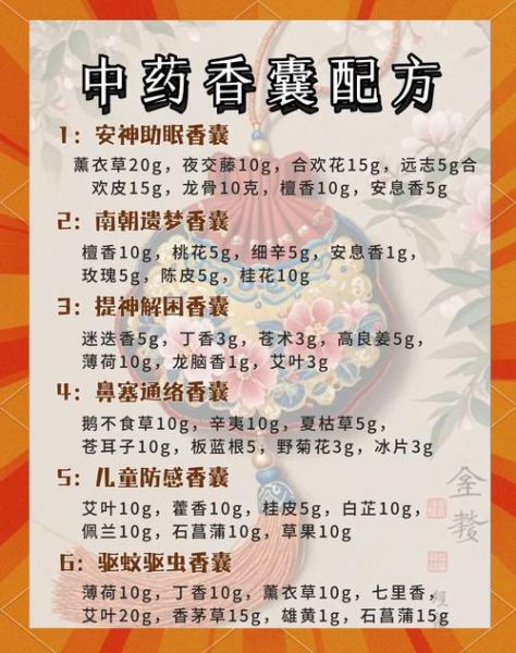 香包香料配方有哪些_如何自制香囊-第2张图片-山城妙识