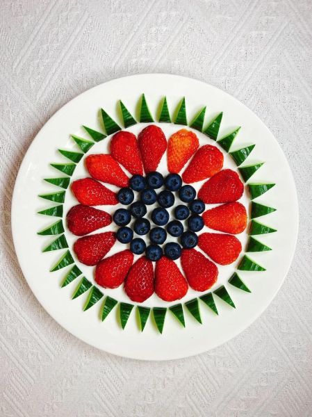 果盘怎么摆好看_水果拼盘简单做法视频-第2张图片-山城妙识