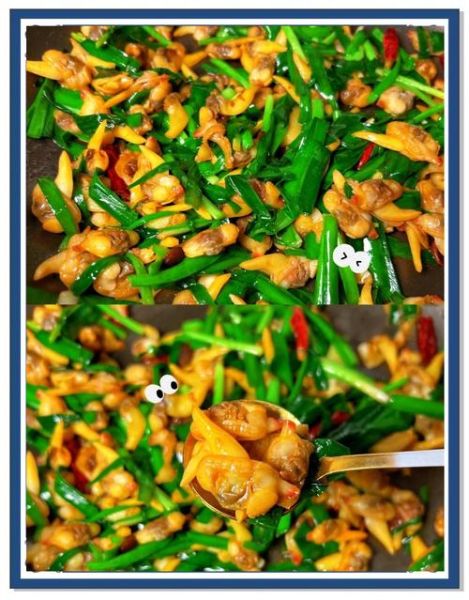 蛤蜊肉炒韭菜怎么做_蛤蜊肉炒韭菜需要焯水吗-第3张图片-山城妙识
