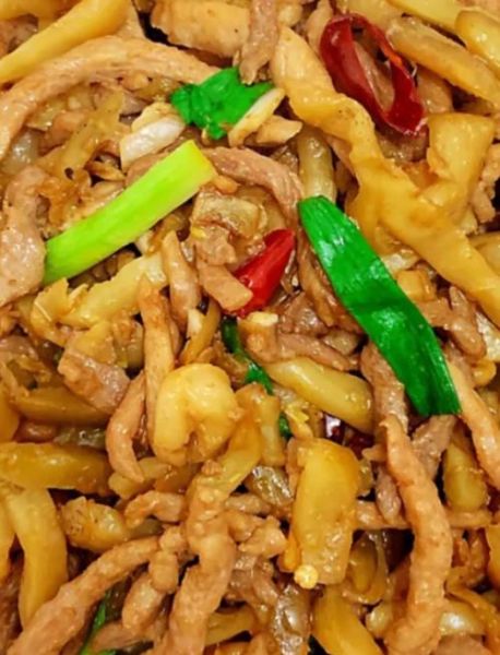 肉丝榨菜怎么炒好吃_榨菜炒肉丝的秘诀-第1张图片-山城妙识