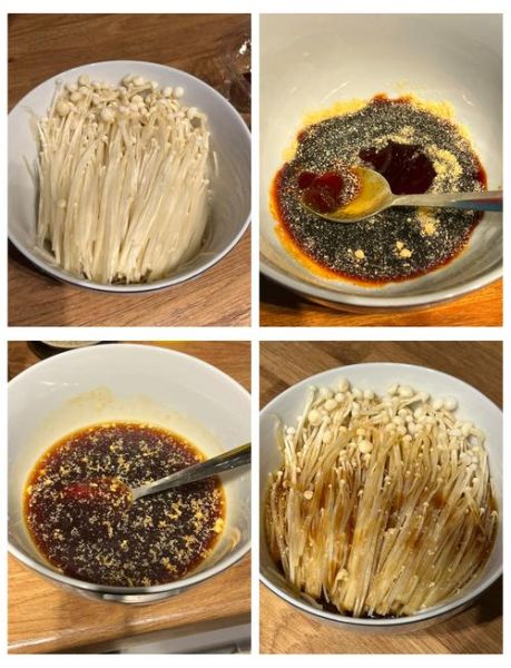 油泼金针菇怎么做_油泼金针菇的做法窍门-第1张图片-山城妙识