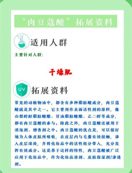 肉豆蔻酸对皮肤有害吗_肉豆蔻酸副作用-第1张图片-山城妙识