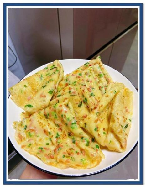 葱香鸡蛋软饼用什么水和面_冷水还是温水-第1张图片-山城妙识