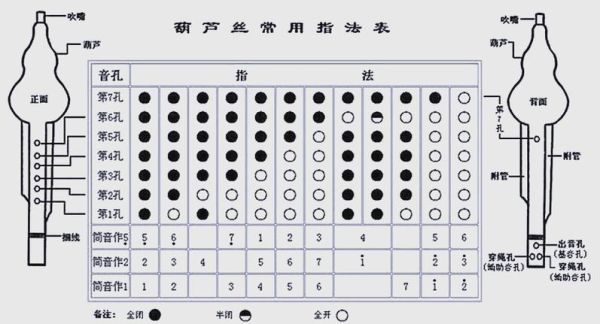 葫芦丝指法入门_葫芦丝指法表怎么看-第3张图片-山城妙识