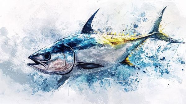 金枪鱼图片卡通_怎么画才可爱-第1张图片-山城妙识