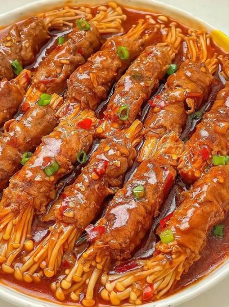 金针菇肥牛怎么做好吃_金针菇肥牛的做法大全-第3张图片-山城妙识