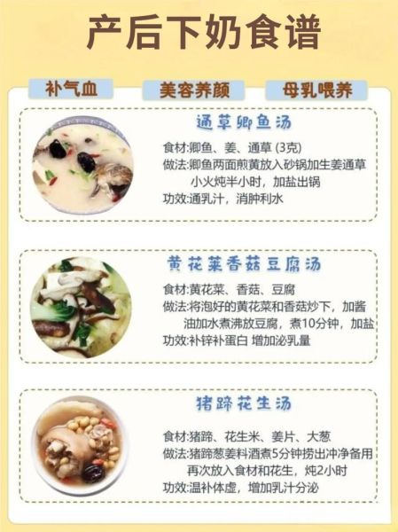 下奶餐食谱大全_哺乳期吃什么下奶快-第3张图片-山城妙识