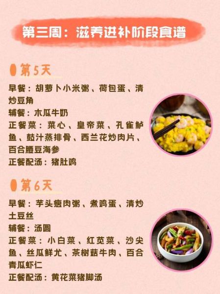 月子餐30天食谱做法_产后第一周吃什么-第2张图片-山城妙识