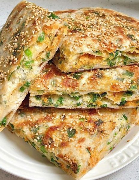 葱花饼怎么做才松软_葱花饼的做法和小窍门-第1张图片-山城妙识